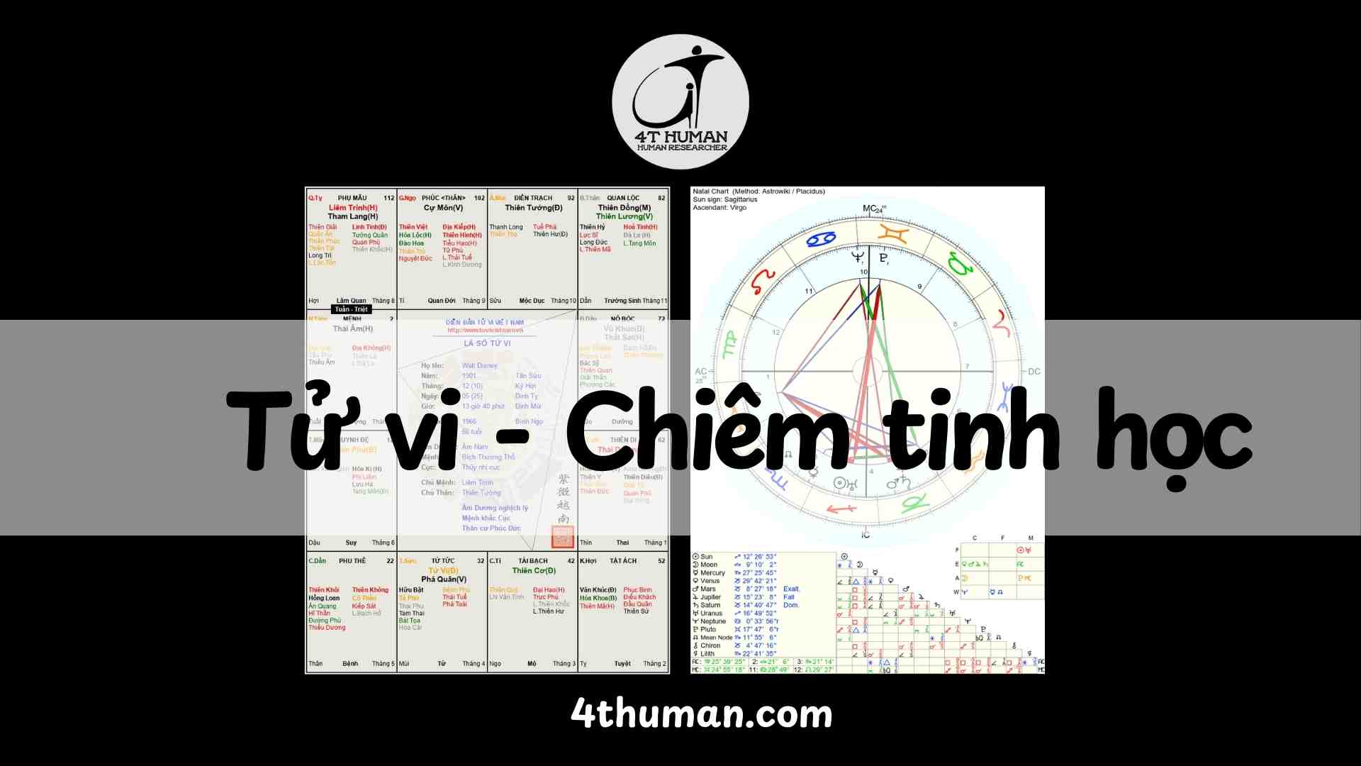 Tử vi và chiêm tinh học ? Góc nhìn từ 4T Human - 4T Human